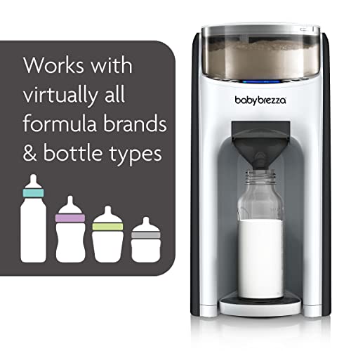 New and Improved Baby Brezza Formula Pro Advanced Formula Dispenser Machine - Automatically Mix a Warm Formula Bottle Instantly - Easily Make Bottle with Automatic Powder Blending