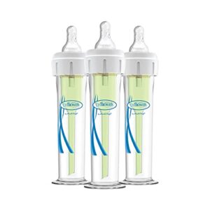 dr. brown’s accufeed anti-colic baby bottle with preemie nipple – 60cc – 3pk