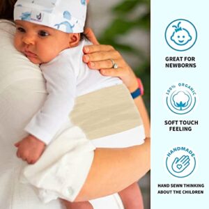 Baby Colic, Gas and Upset Stomach Relief, Baby Heated Tummy Wrap, Infant Swaddling Belly Belt with Soothing Warmth (Lion)