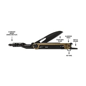 Gerber Gear Armbar Slim Drive, Pocket Knife Multitool with Screwdriver, Burnt Bronze