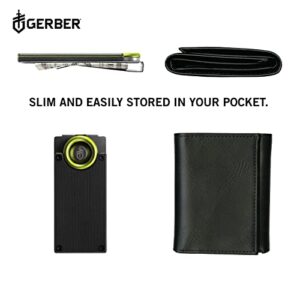 Gerber Gear 31-002521N GDC Pocket Knife Money Clip, GDC Fixed Blade Knife and Case, EDC Gear, Stainless Steel