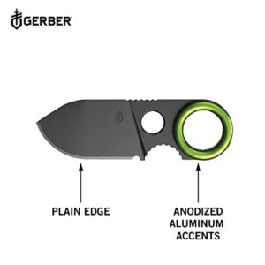 Gerber Gear 31-002521N GDC Pocket Knife Money Clip, GDC Fixed Blade Knife and Case, EDC Gear, Stainless Steel