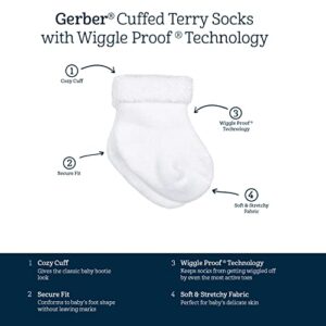 Gerber Unisex Baby 12-Pair Sock Bundle Lavender Garden 0-3 Months