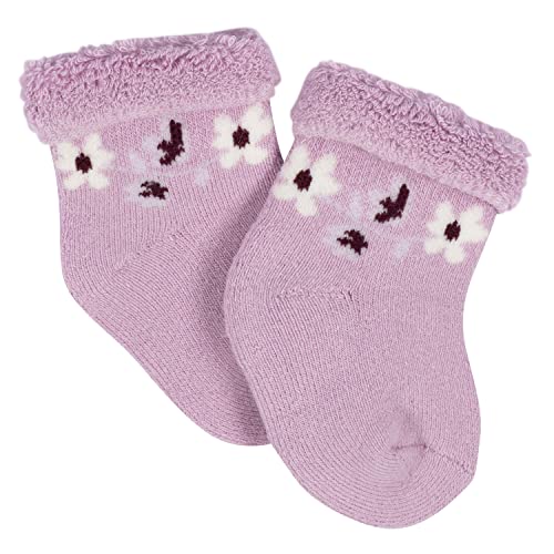 Gerber Unisex Baby 12-Pair Sock Bundle Lavender Garden 0-3 Months