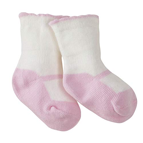 Gerber Baby 6-Pair Wiggle Proof Sock, Bunny Love, 0-3 Months