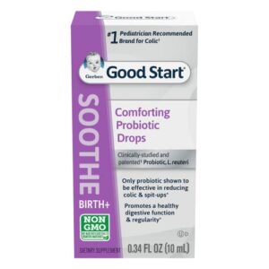 gerber good start, baby probiotic drops, soothe, 0.34 ounce