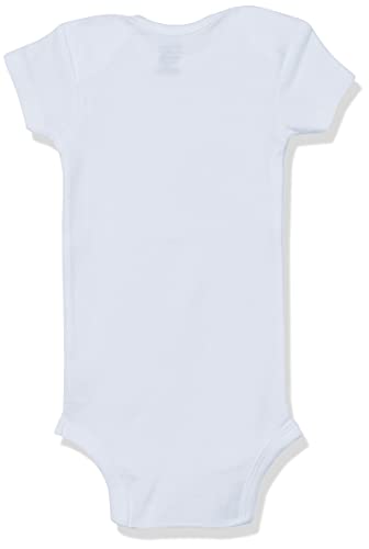 Gerber Unisex Baby 5-Pack Short Sleeve Variety Onesies Bodysuits Short Sleeve White 0-3 Months