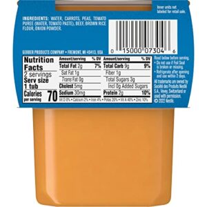 Gerber 2nd Foods, Vegetable and Beef Pureed Baby Food, 8 Ounce, (Pack of 8)