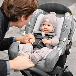 Stokke PIPA by Nuna Car Seat, Black - Ergonomic Design - Effortless Installation - Adjustable Safety Harness & Side Impact Protection - for Babies Up to 32 lbs./32 in. - Base Included