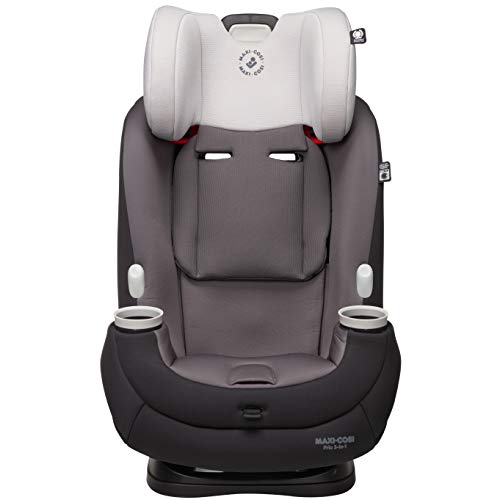 Maxi-Cosi Pria All-in-One Convertible Car Seat, rear-facing, from 4-40 pounds; forward-facing to 65 pounds; and up to 100 pounds in booster mode, Blackened Pearl