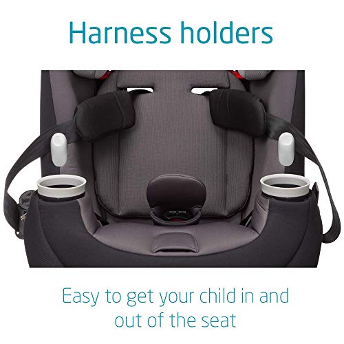 Maxi-Cosi Pria All-in-One Convertible Car Seat, rear-facing, from 4-40 pounds; forward-facing to 65 pounds; and up to 100 pounds in booster mode, Blackened Pearl