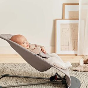 BabyBjörn Bouncer Bliss, Sand Gray, Cotton (006017US)