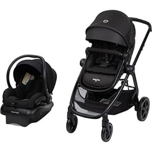 maxi-cosi zelia² 5-in-1 modular travel system, midnight black