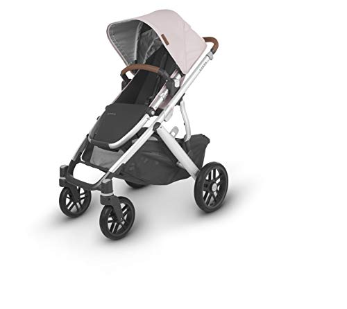 UPPAbaby Vista V2 Stroller - Alice (Dusty Pink/Silver/Saddle Leather) + Mesa Infant Car Seat - Jake (Black)