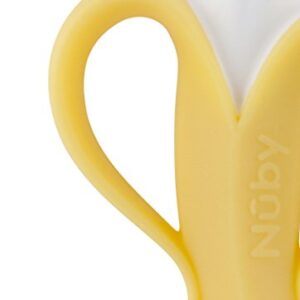 Nuby Nananubs Banana Massaging Toothbrush, Yellow