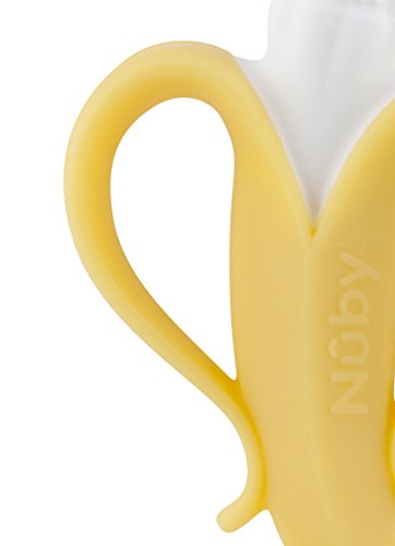 Nuby Nananubs Banana Massaging Toothbrush, Yellow