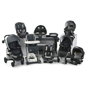 Graco Slimfit 3 in 1 Car Seat | Slim & Comfy Design Saves Space in Your Back Seat, Redmond