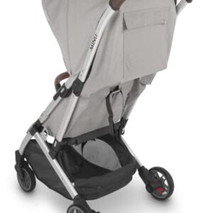 MINU V2 Stroller-Stella (Grey mélange/Silver/Chestnut Leather)