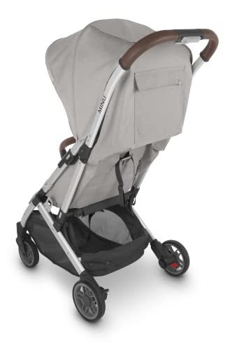 MINU V2 Stroller-Stella (Grey mélange/Silver/Chestnut Leather)