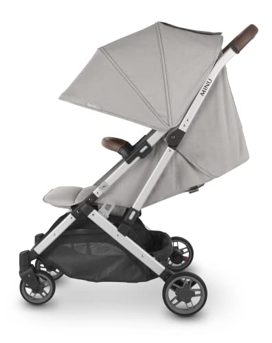 MINU V2 Stroller-Stella (Grey mélange/Silver/Chestnut Leather)