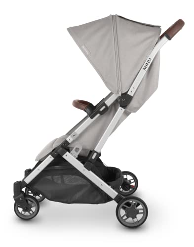 MINU V2 Stroller-Stella (Grey mélange/Silver/Chestnut Leather)