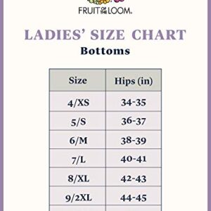 Fruit of the Loom womens Microfiber Panties (Regular & Plus Size) Underwear, Hi Cut - 12 Pack Assorted, 8 US