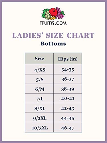 Fruit of the Loom womens Microfiber Panties (Regular & Plus Size) Underwear, Hi Cut - 12 Pack Assorted, 8 US