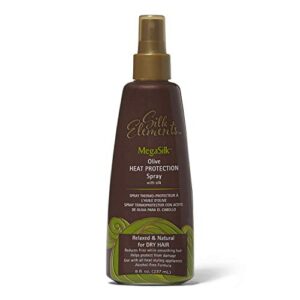 silk elements megasilk olive heat protection spray – 8oz