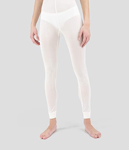 Terramar Women's Thermasilk Pointelle Pant, Natural, Medium