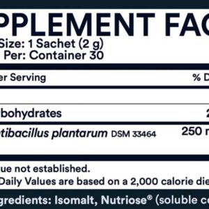 Microbiome Labs MegaMetalliQ Powder Sachets - L-plantarum Probiotics Supplement - Supports The Removal of Unwanted Elements in The Gut (30 Sachets)