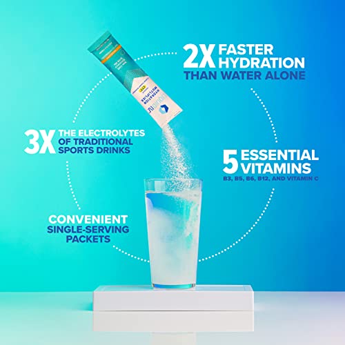 Liquid I.V. Hydration Multiplier - Seaberry - Hydration Powder Packets | Electrolyte Drink Mix | Easy Open Single-Serving Stick | Non-GMO | 16 Sticks