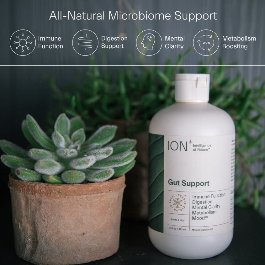 ION* Intelligence of Nature Gut Support | Promotes Digestive Wellness, Strengthens Immune Function, Alleviates Gluten Sensitivity, Enhances Mental Clarity | 2-Month Supply (32 oz.)