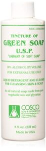 cosco tincture tattoo green soap, 8 oz.