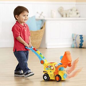 VTech Pop-a-Balls Push & Pop Bulldozer,Yellow