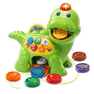 vtech chomp and count dino, green