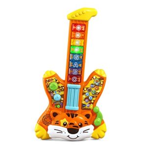 vtech zoo jamz tiger rock guitar, orange