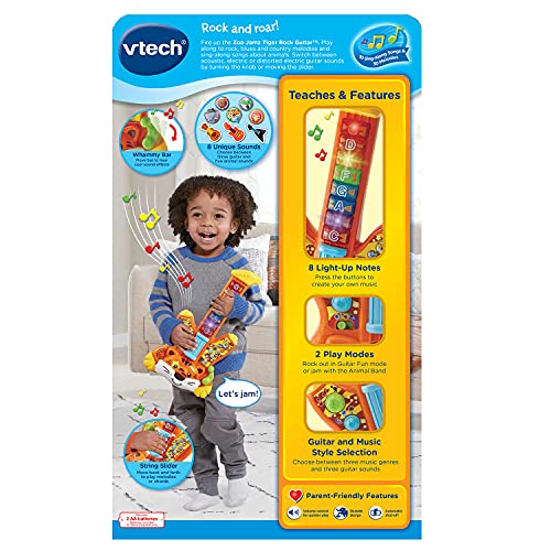 VTech Zoo Jamz Tiger Rock Guitar, Orange