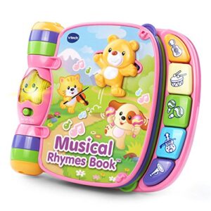 vtech musical rhymes book, pink