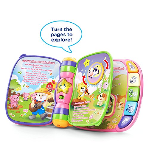 VTech Musical Rhymes Book, Pink