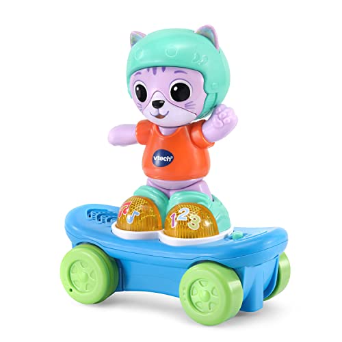 VTech Pull Back Skater Cat