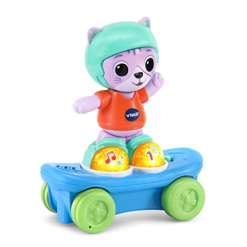 VTech Pull Back Skater Cat