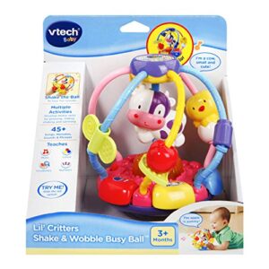 VTech Baby Lil' Critters Shake and Wobble Busy Ball Amazon Exclusive, Purple