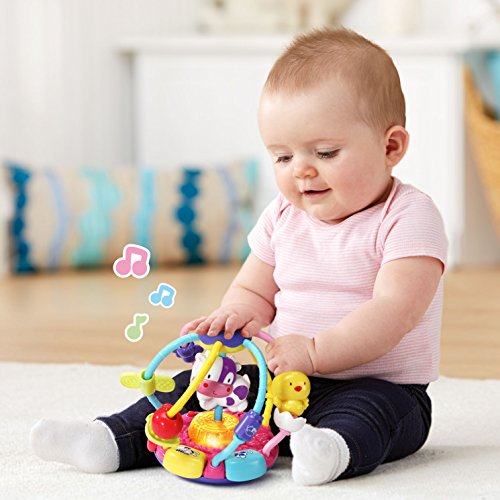 VTech Baby Lil' Critters Shake and Wobble Busy Ball Amazon Exclusive, Purple