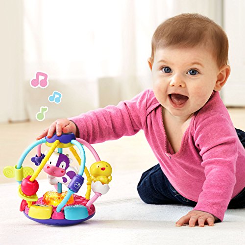 VTech Baby Lil' Critters Shake and Wobble Busy Ball Amazon Exclusive, Purple