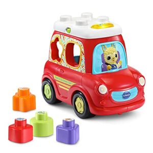 vtech sort and go smart car, red