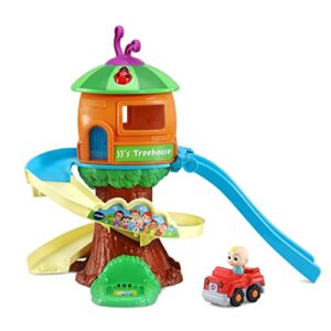 vtech cocomelon go! go! smart wheels treehouse track set