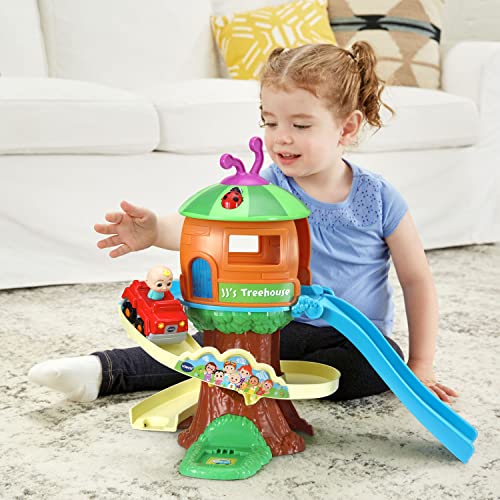 VTech CoCoMelon Go! Go! Smart Wheels Treehouse Track Set