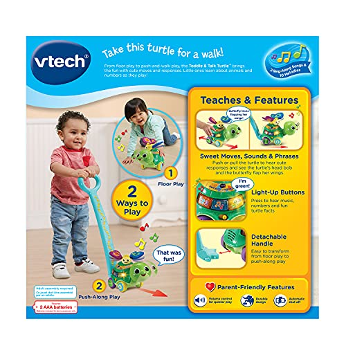 VTech 2-in-1 Toddle and Talk Turtle