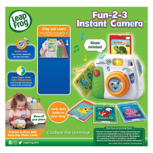 LeapFrog Fun-2-3 Instant Camera, Multicolor