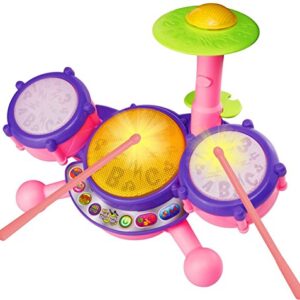 VTech KidiBeats Drum Set, Pink